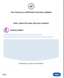 How to add certifications to your LinkedIn profile?
